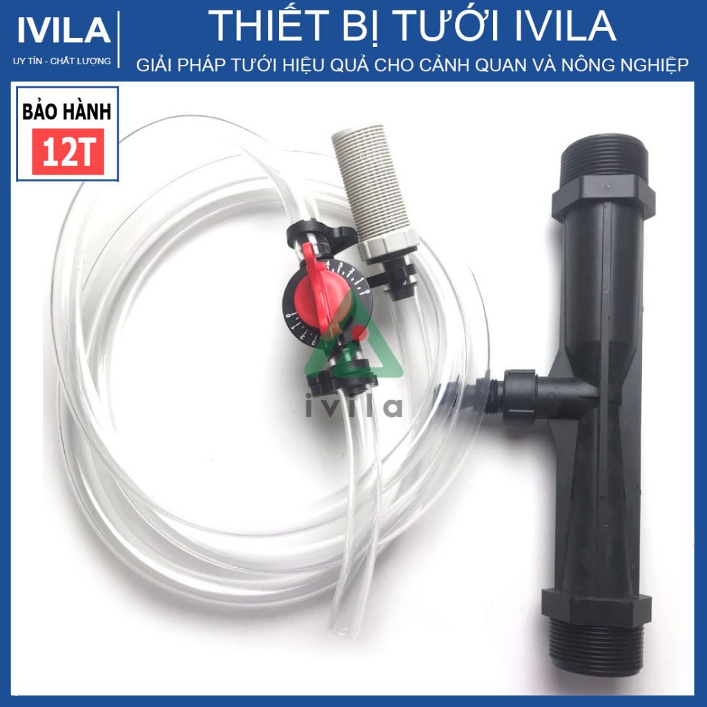 Bộ châm phân venturi phi 27 - Thiết Bị Tưới IVILA - Đơn Vị Cung Cấp Uy Tín Chất Lượng